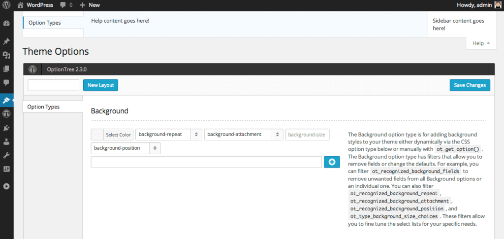 OptionTree - A Theme Options UI Builder for WordPress — SitePoint
