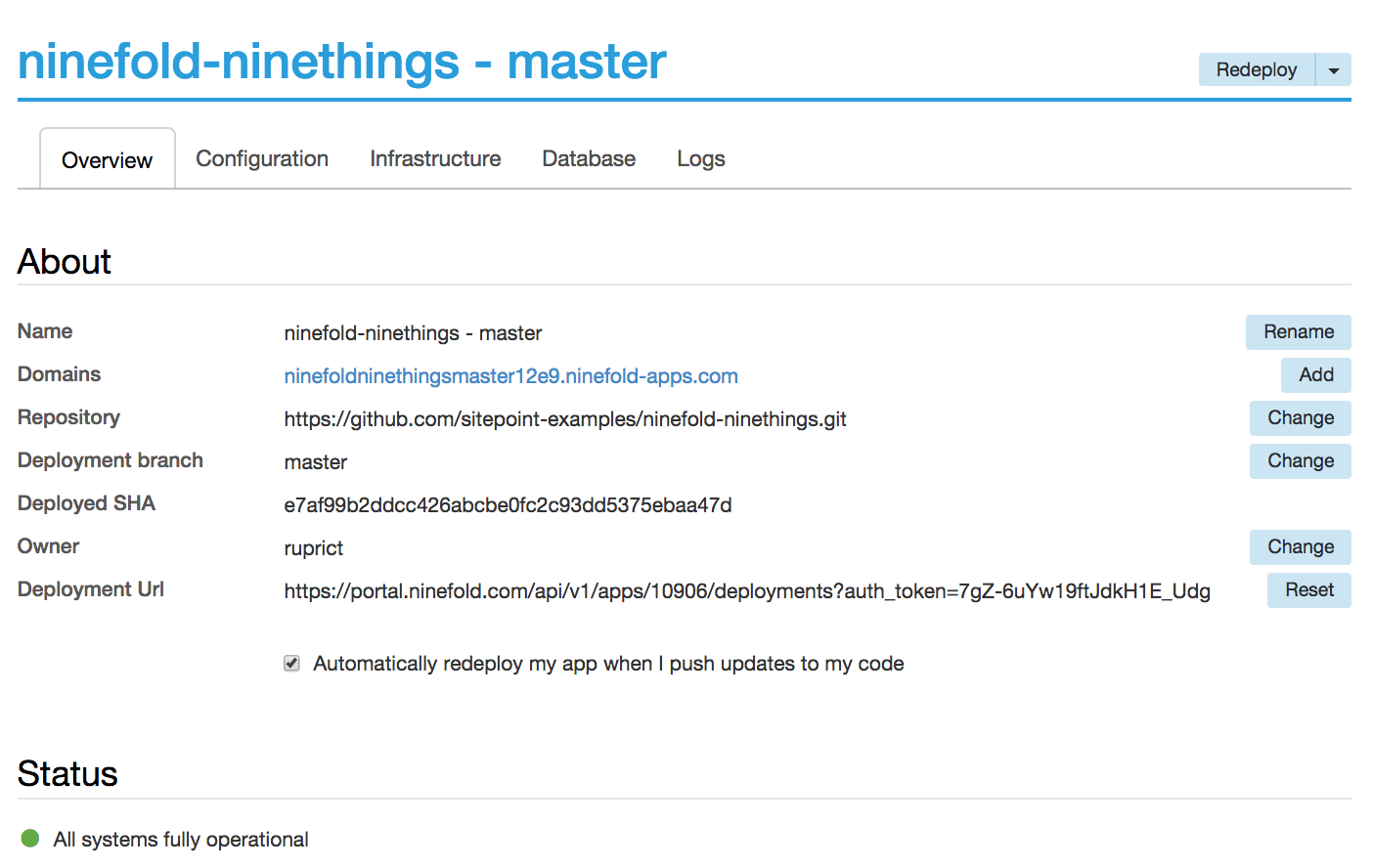 How to Set Up Continuous Deployment with Ninefold - SitePoint