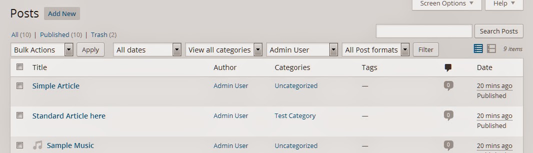 Customized WordPress Administration Filters — SitePoint