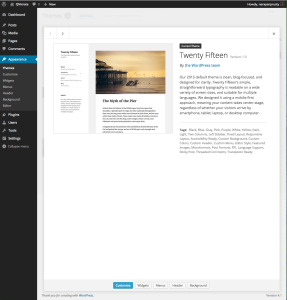 Getting Started with the WordPress Theme Customization API — SitePoint