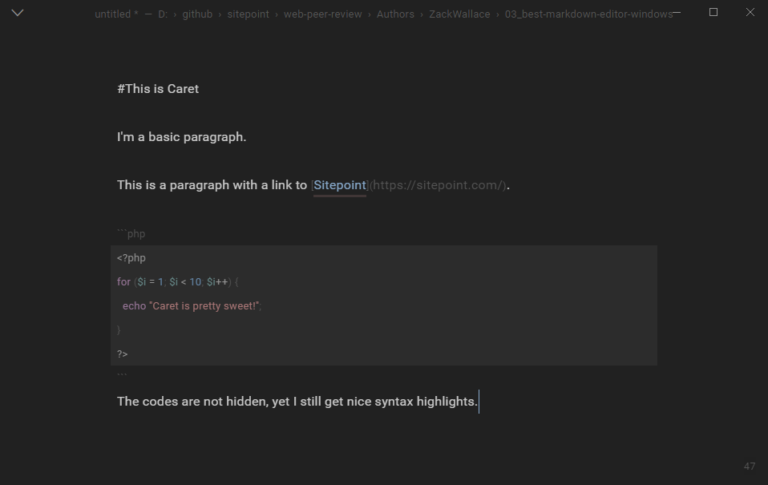 The Best Markdown Editor for Windows — SitePoint