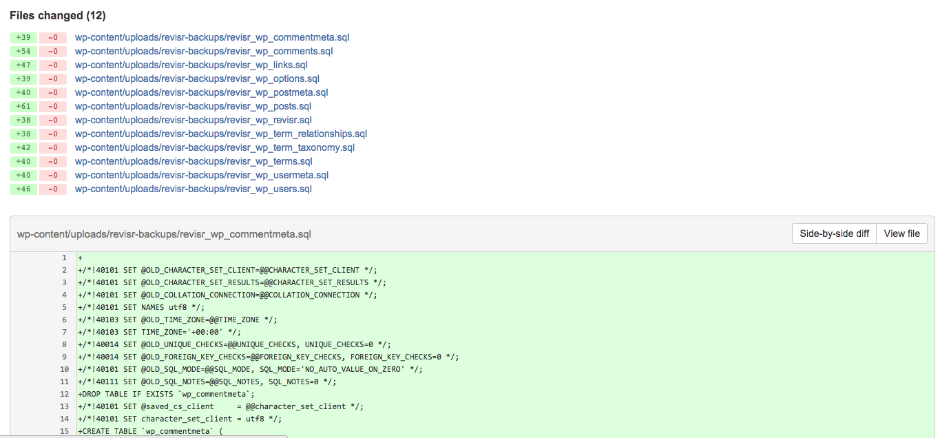 Revisr - Git for WordPress — SitePoint