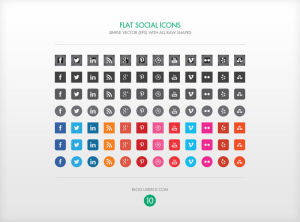 10 Quality Free Flat Icon Sets for Your Designs — SitePoint