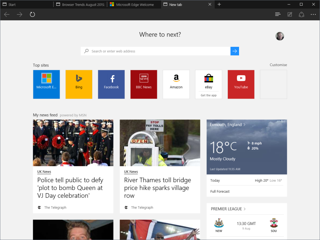 Microsoft Edge: the Review — SitePoint