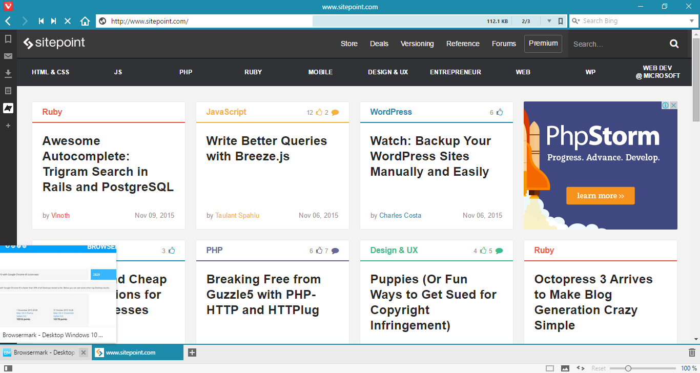 Vivaldi, Your Next Browser? — SitePoint