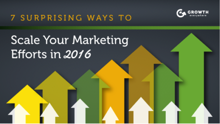 7 Surprising Ways to Scale Your Marketing Efforts in 2016 - SitePoint 7 Surprising Ways to Scale Your Marketing Efforts in 2016 - SitePoint
