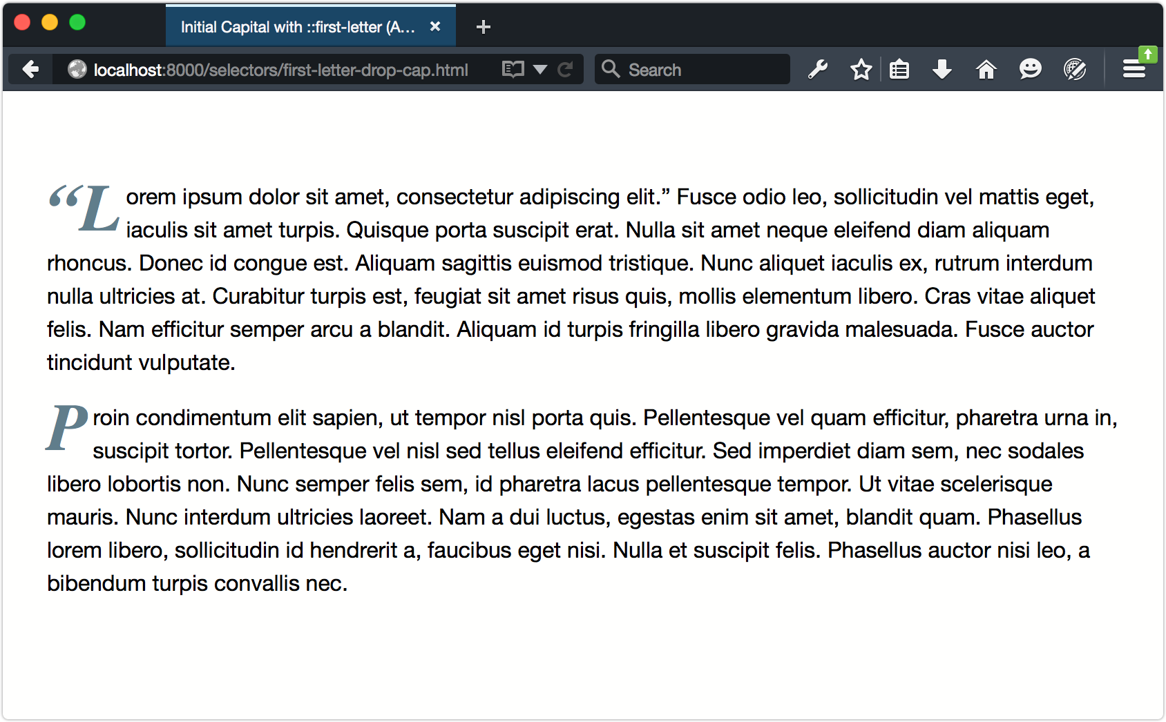 CSS Selectors: Pseudo-elements — SitePoint