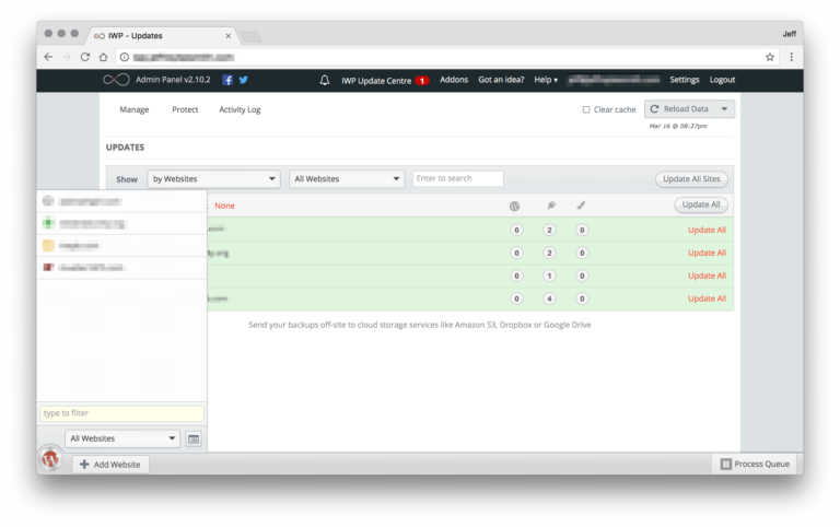 Managing WordPress Updates with InfiniteWP — SitePoint