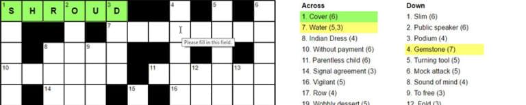 How I Built a Pure CSS Crossword Puzzle — SitePoint