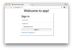 Build an Angular App with Okta’s Sign-in Widget in 15 Minutes