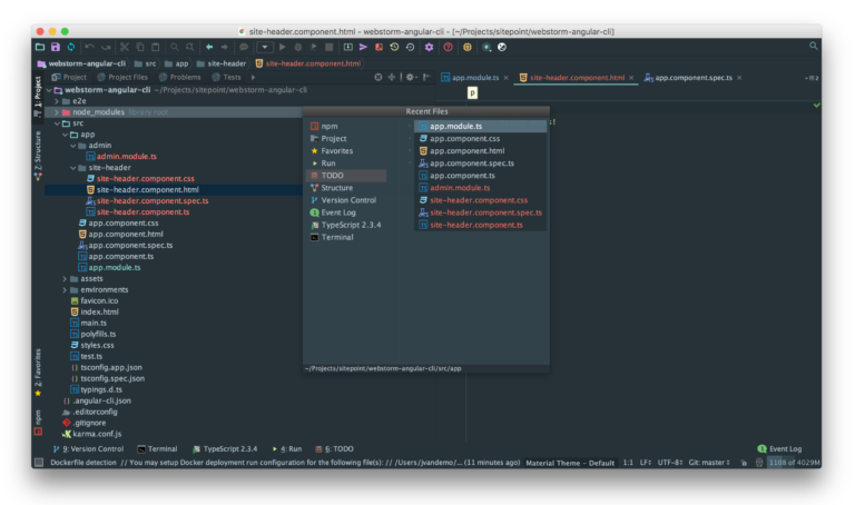 Top 12 Productivity Tips for WebStorm and Angular: Part 1 — SitePoint