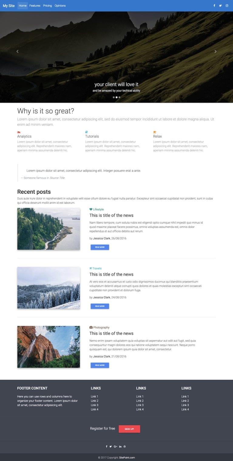 How To Get Started With Material Design For Bootstrap — Sitepoint