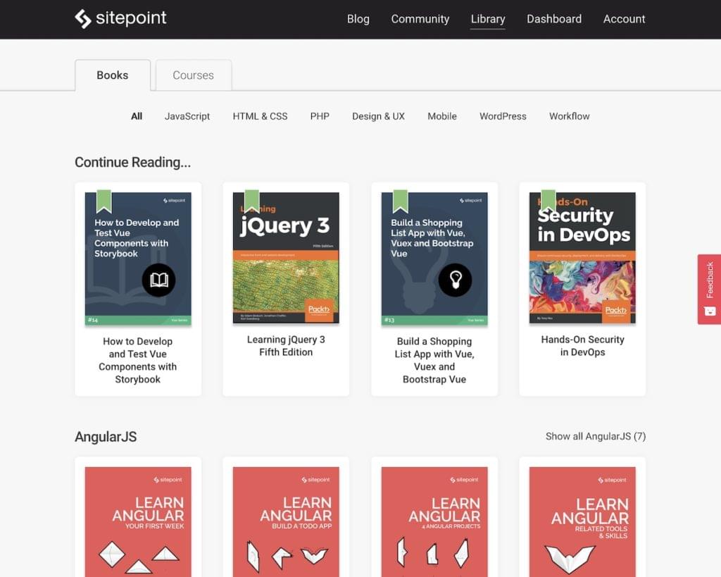 SitePoint Premium New Releases: DevOps Security, jQuery & Vue Projects - SitePoint