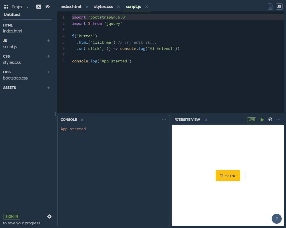 Online Html Css Js Editor Courses Snetgross