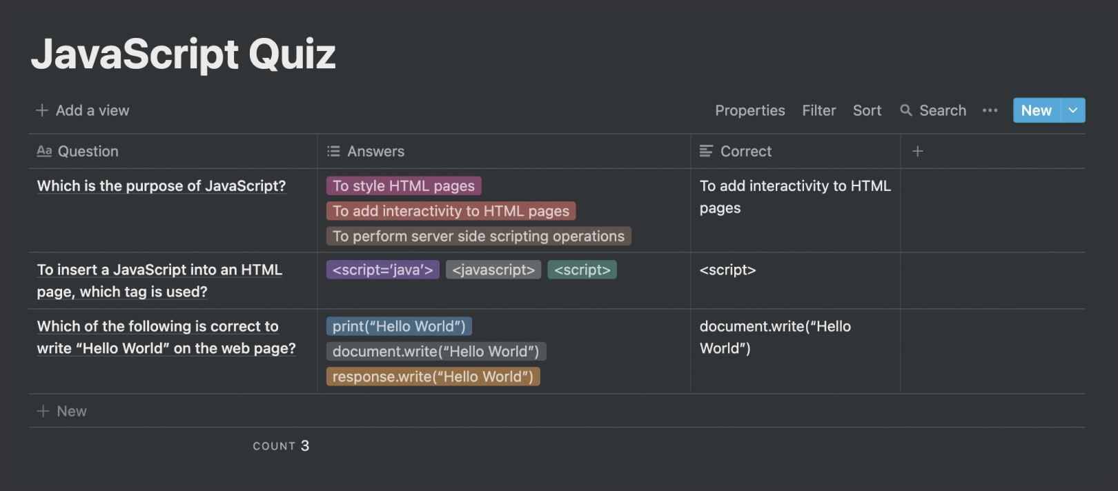 Use The Notion API To Create A Quiz With JavaScript SitePoint