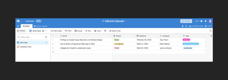How to Use Airtable: A Beginner's Guide — SitePoint