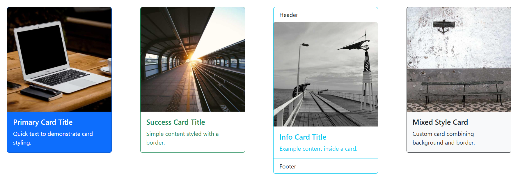 Bootstrap Card Component A Complete Introduction — Sitepoint