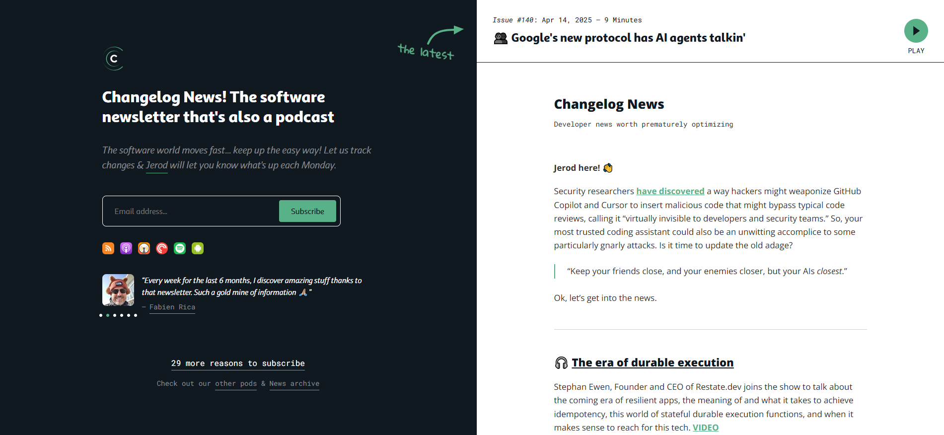 Top 21 Developer Newsletters to Subscribe To in 2025 — SitePoint