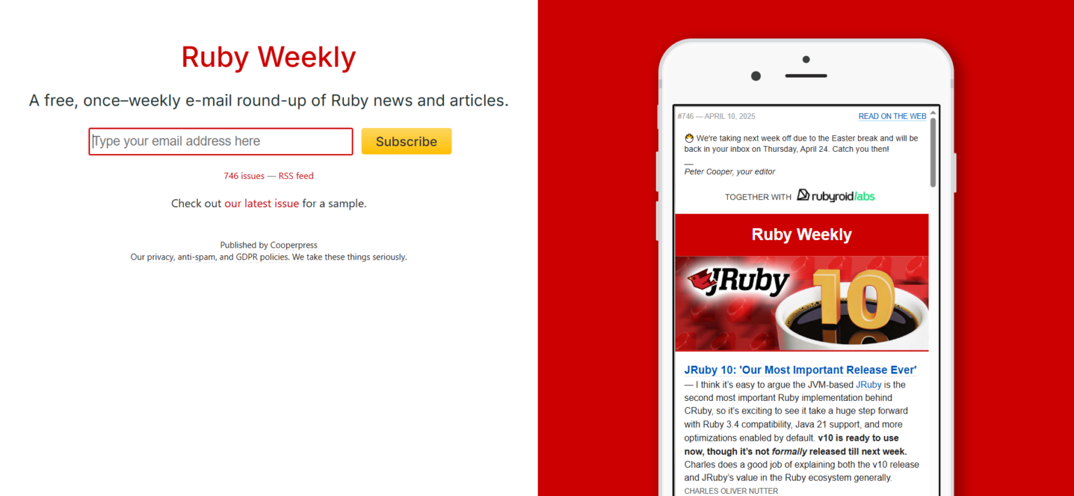 Top 21 Developer Newsletters to Subscribe To in 2025 — SitePoint